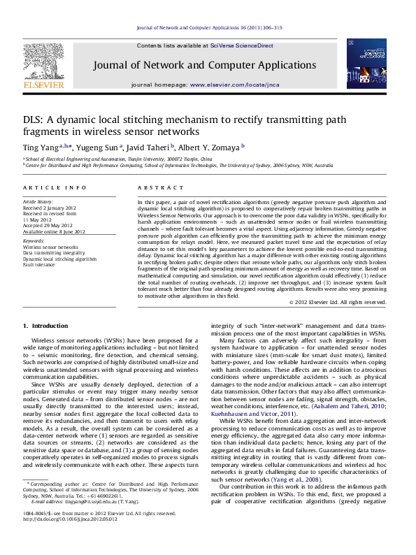 (PDF) DLS: A dynamic local stitching mechanism to rectify transmitting path fragments in ...