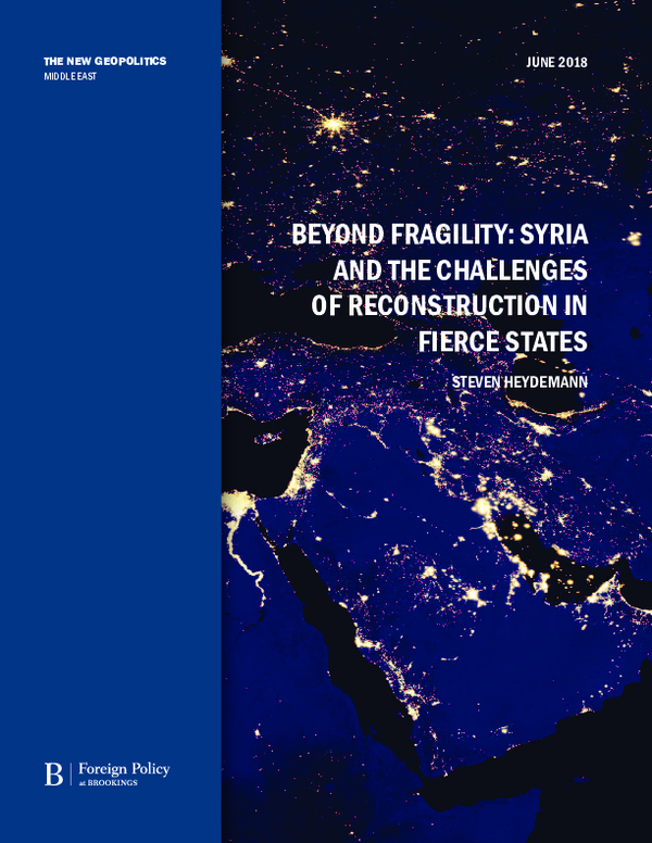 (PDF) BEYOND FRAGILITY: SYRIA AND THE CHALLENGES OF RECONSTRUCTION IN ...