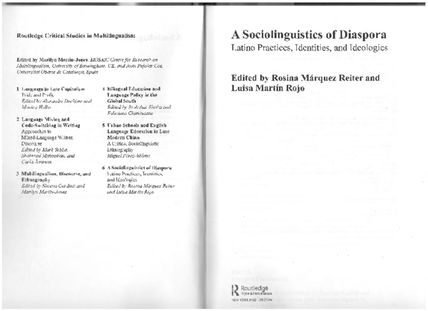 (PDF) The Deterritorialization of Latino Educación: Noncitizen Latinos ...