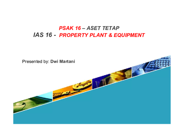 (PDF) PSAK 16 – ASET TETAP IAS 16 -PROPERTY PLANT & EQUIPMENT