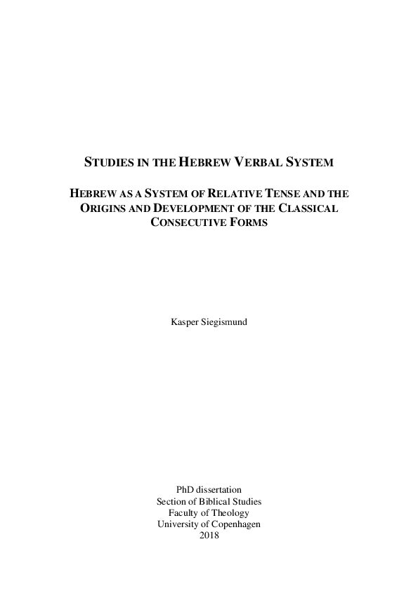 (PDF) Table of contents PhD dissertation