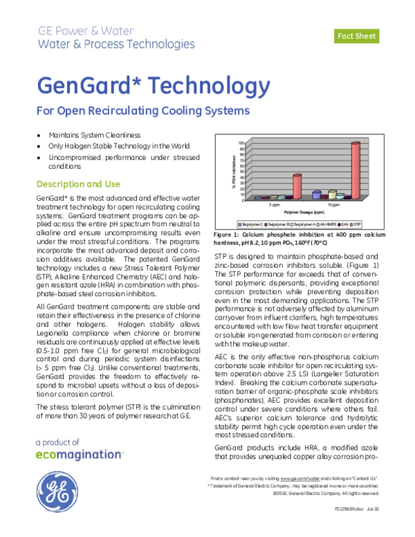 (PDF) GenGard* Technology For Open Recirculating Cooling Systems ...