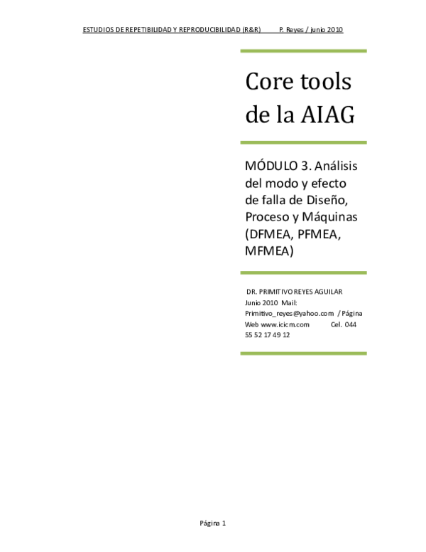 (DOC) Core tools de la AIAG