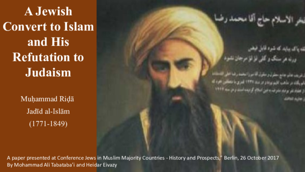(PPT) "A 13th/19th Century Jewish Convert to Islam and His Refutation ...