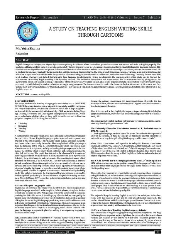 pdf-a-study-on-teaching-english-writing-skills-through-cartoons