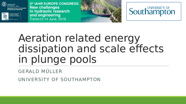 (PPT) Aeration related energy dissipation and scale effects in plunge ...