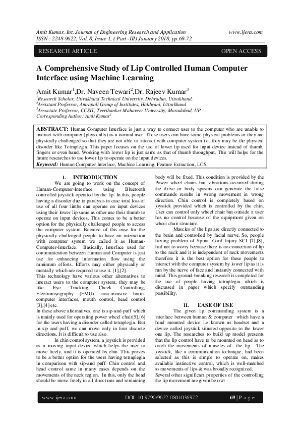 (PDF) A Comprehensive Study of Lip Controlled Human Computer Interface ...