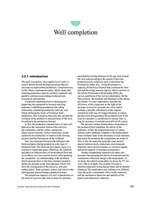 (PDF) Well Completions
