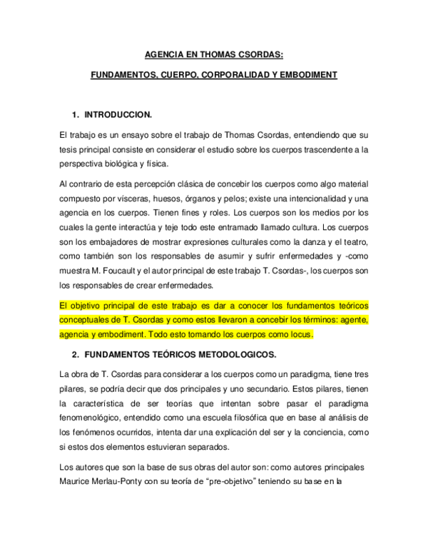 (DOC) AGENCIA EN THOMAS CSORDAS final.DOCX | Gabriel Inti Portugal ...
