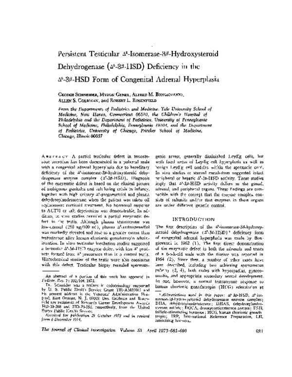 (PDF) Persistent testicular delta5-isomerase-3beta-hydroxysteroid ...