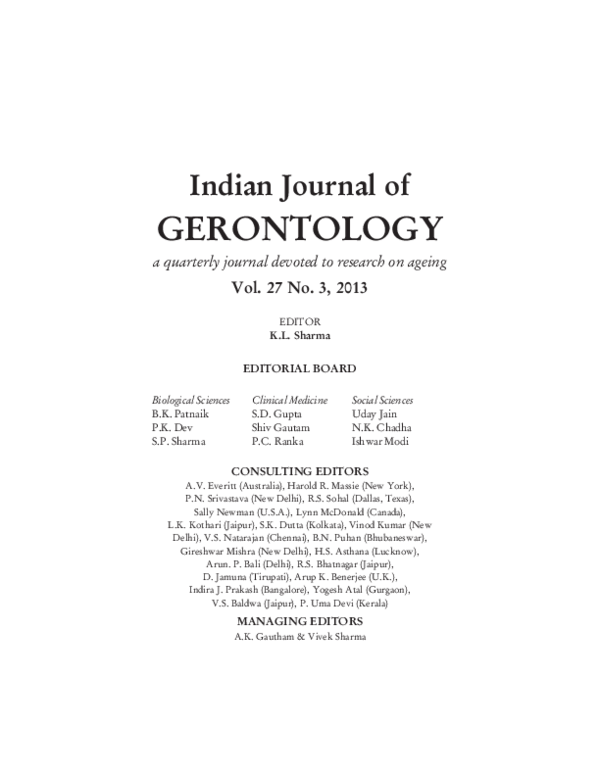 (PDF) Pattern of Decline of Digit Span Tasks in Adults: A Comparative ...