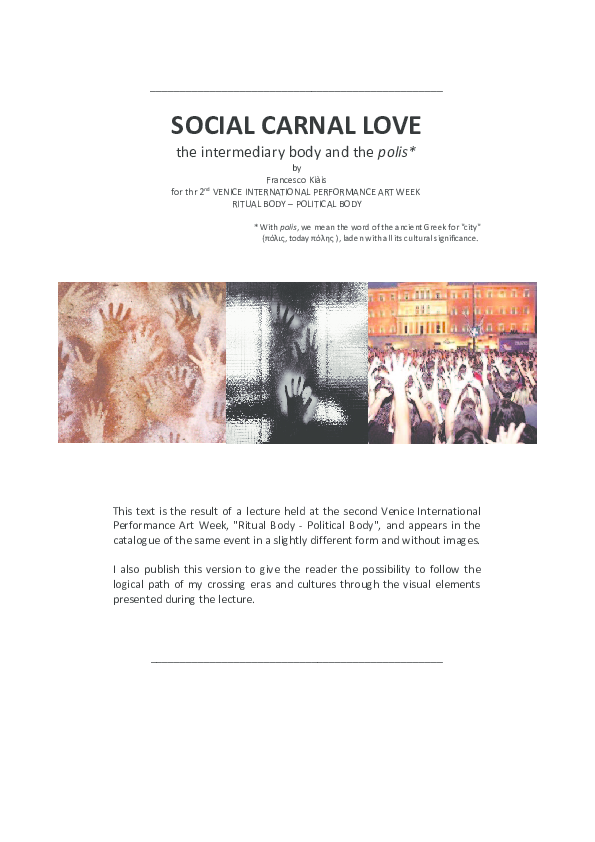 (PDF) SOCIAL CARNAL LOVE