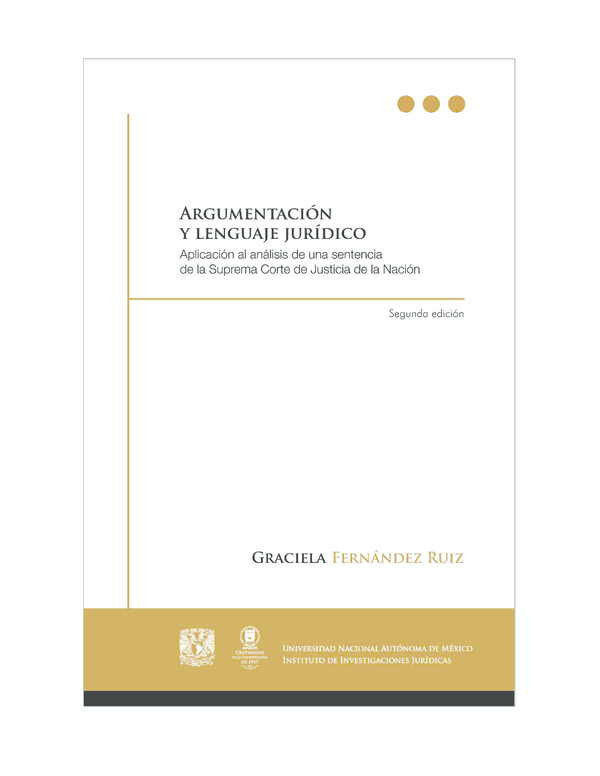 (PDF) Argumentación y lenguaje jurídico
