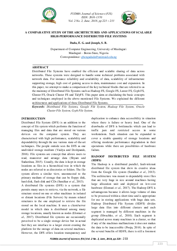 (PDF) A COMPARATIVE STUDY OF THE ARCHITECTURES AND APPLICATIONS OF ... (PDF) A COMPARATIVE STUDY OF THE ARCHITECTURES AND APPLICATIONS OF ...