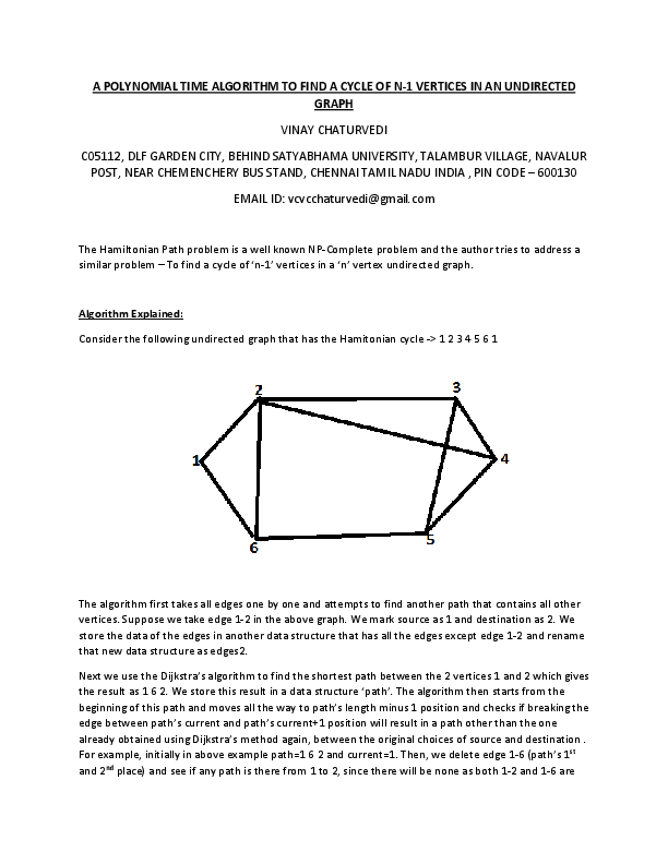 complete graph algorithm