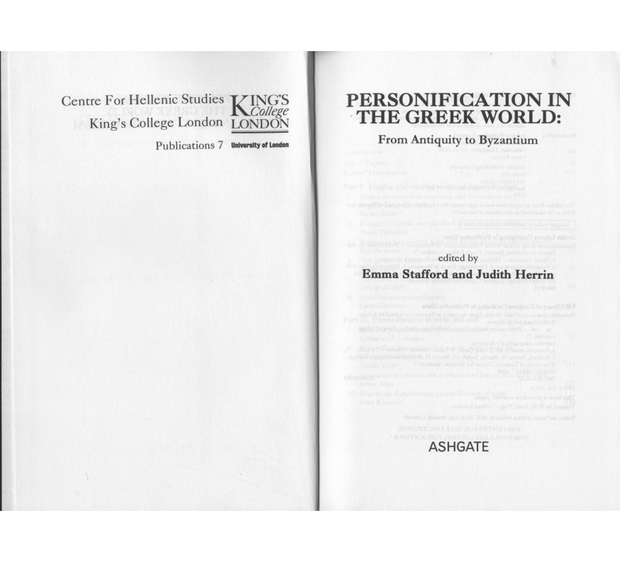(PDF) “Personifications of the Iliad and the Odyssey in Hellenistic and ...