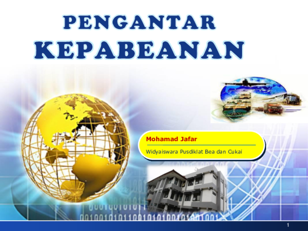 (PPT) Pengantar-kepabeanan