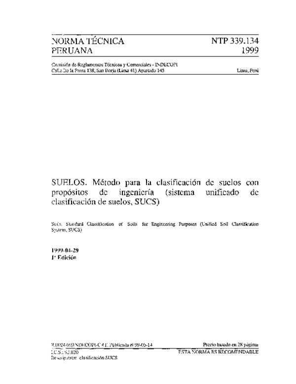 (PDF) NORMA TECNICA PERUANA Comisi6n de Reglamentos Tecnicos y Comerciaies -INDECOPI