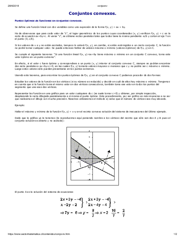 (PDF) Conjuntos convexos
