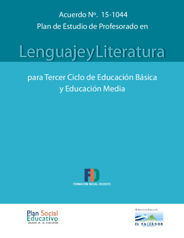 (PDF) Lenguaje y Literatura Lenguaje y Literatura