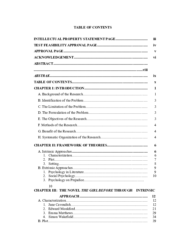 (DOC) Chapter 4 and table content