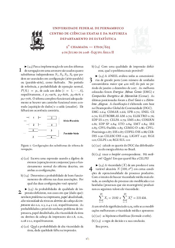 (PDF) Avaliacao 2a chamada 2018.1