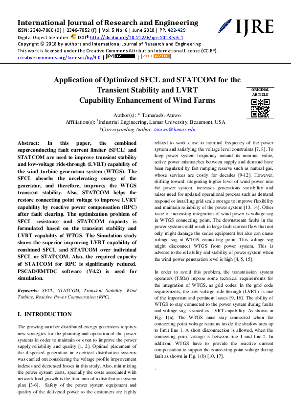 Pdf Two Port Network Model Of Fixed Speed Wind Turbine Generator For