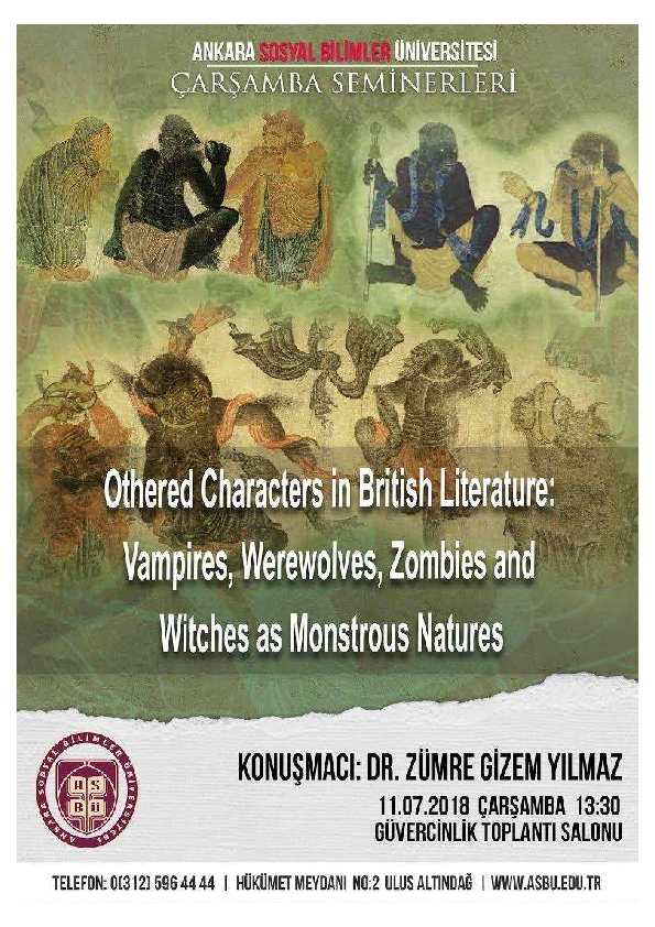 (PDF) Othered Characters in British Literature: Vampires, Werewolves ...