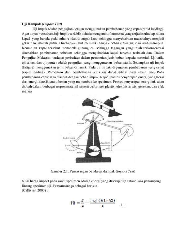 (DOC) Uji Dampak (Impact Test