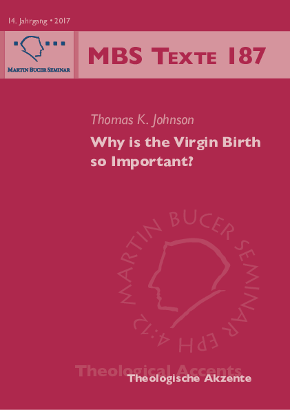 (PDF) Why is the Virgin Birth so Important?