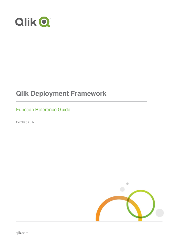 (PDF) Qlik Deployment Framework Function Reference Guide