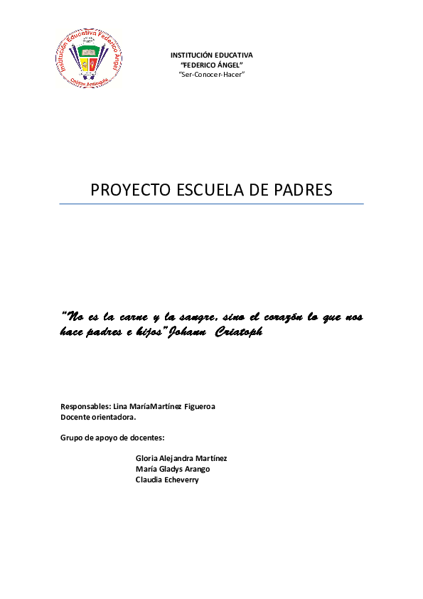 (PDF) El trabajo del director y el proyecto de la escuela ENTRE ...