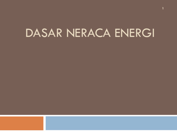 (PDF) DASAR NERACA ENERGI