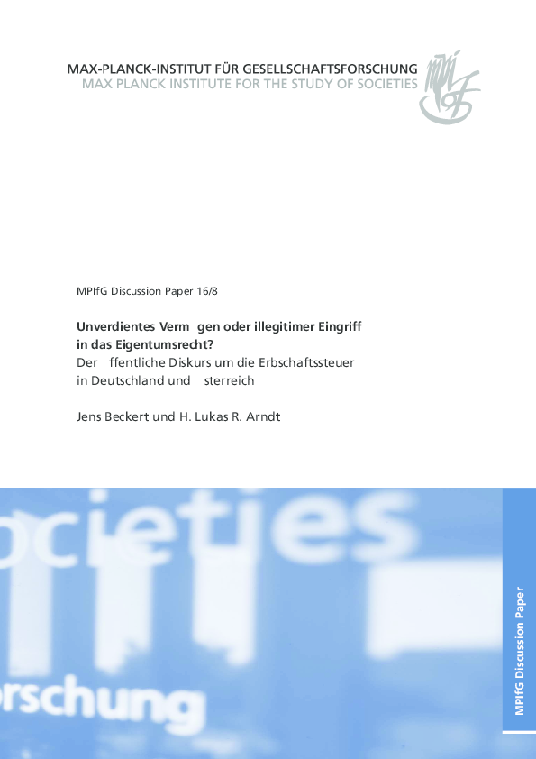 (PDF) Unverdientes Vermögen oder illegitimer Eingriff in das ...