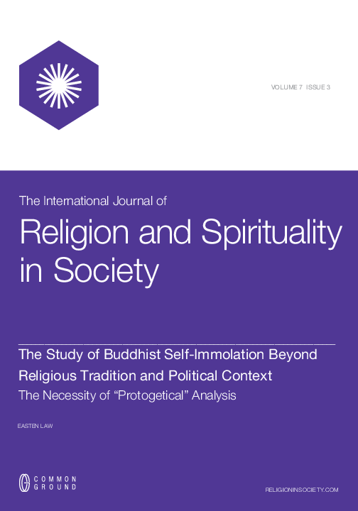 (PDF) The Study of Buddhist Self-Immolation Beyond Religious Tradition ...