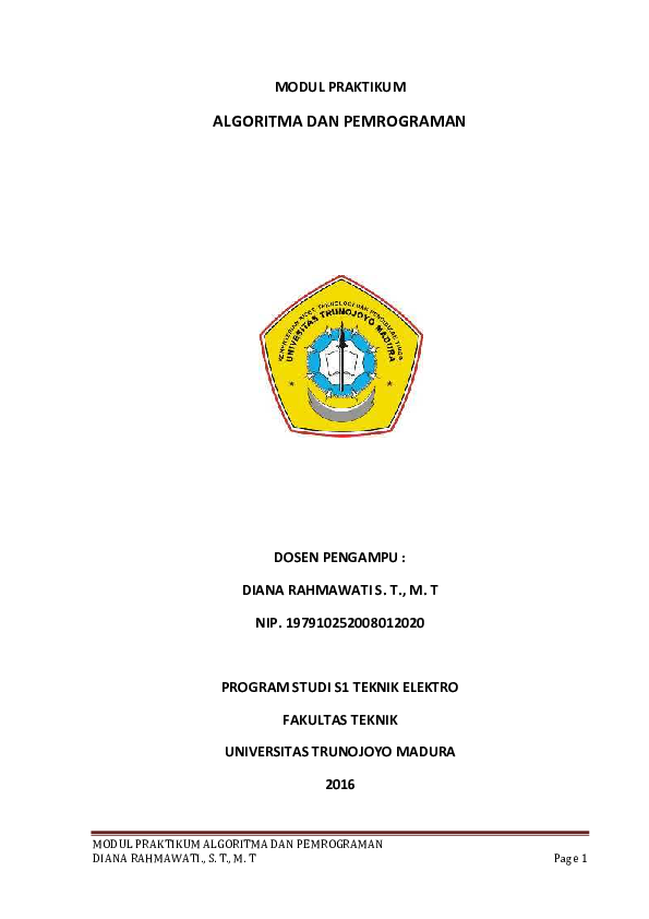 (PDF) MODUL PRAKTIKUM