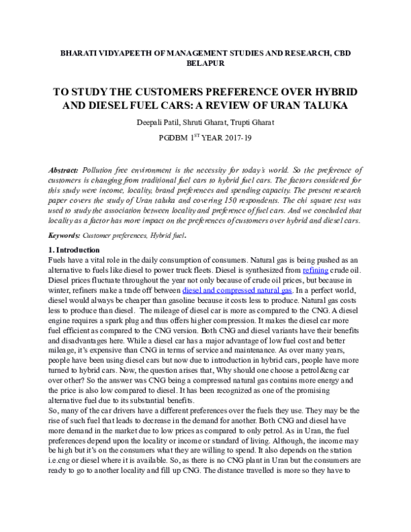 (DOC) BHARATI VIDYAPEETH OF MANAGEMENT STUDIES AND RESEARCH, CBD ...