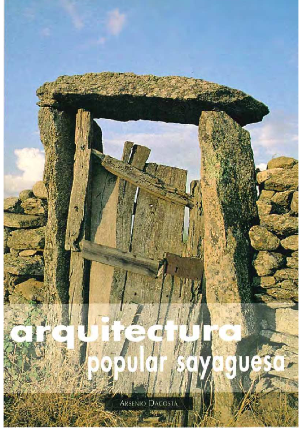 (PDF) 2000 Arquitectura popular sayaguesa