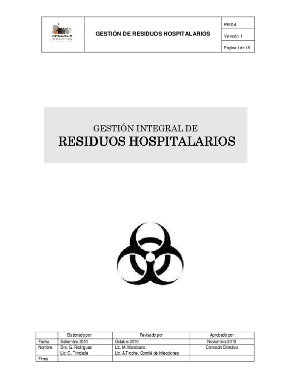 gestion integral de residuos