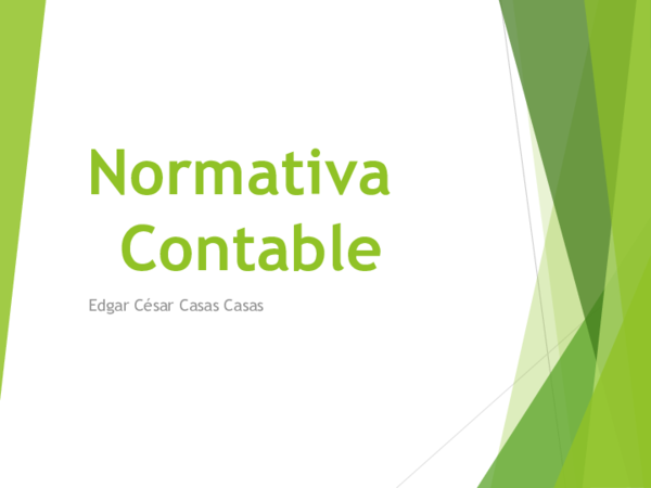 (PDF) Normativa Contable