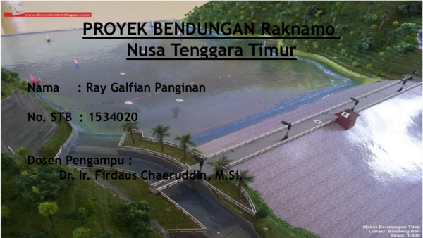 (PPT) Proyek Bendungan Raknamo NTT