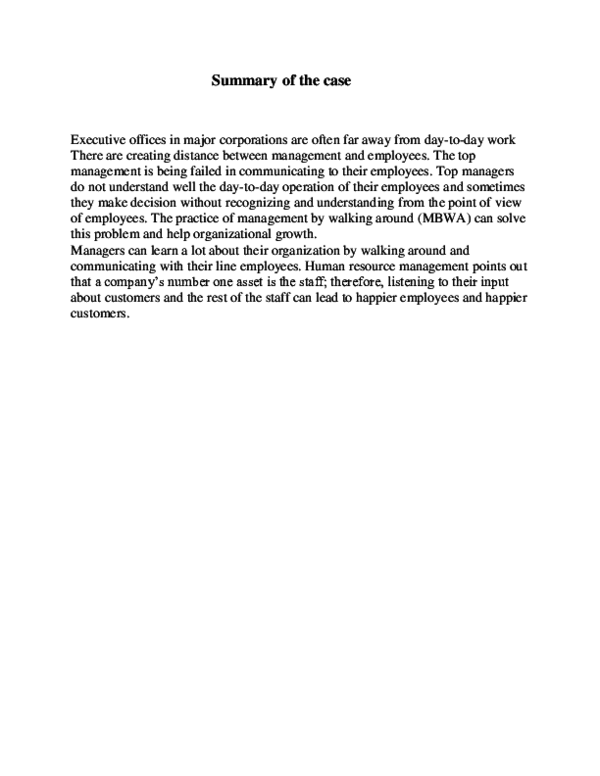 (DOC) Summary of the case