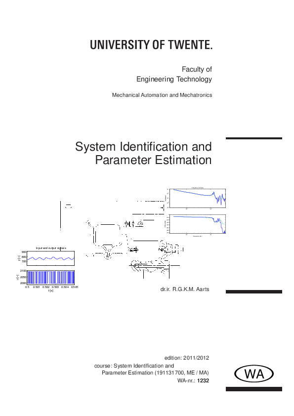 (PDF) System Identification and Parameter