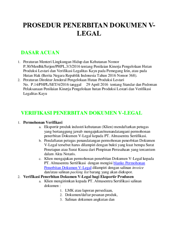 (DOC) PROSEDUR PENERBITAN DOKUMEN V- LEGAL