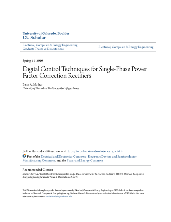 (PDF) Introduction to MATLAB/Simulink for switched-mode power ...