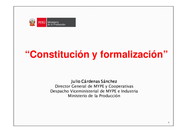 (PDF) " Constitución y formalización " 1 | jaime melendez - Academia.edu