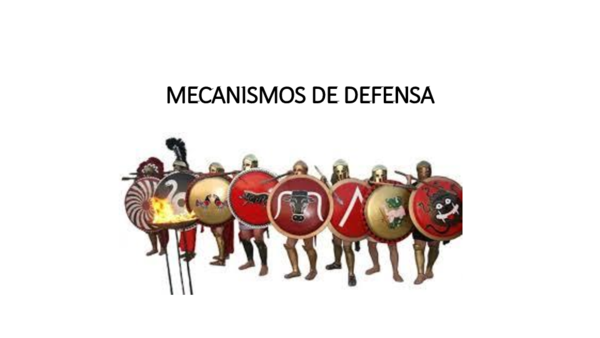 (PPT) MECANISMOS DE DEFENSA