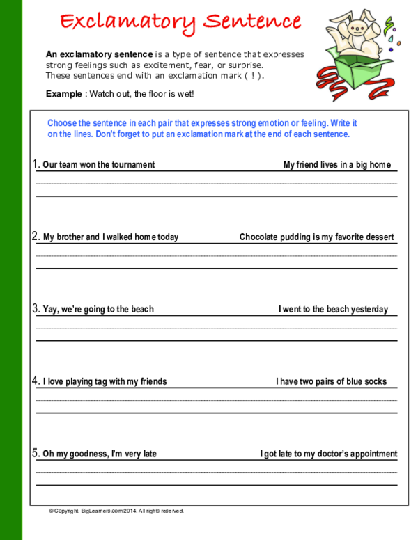 (PDF) Exclamatory-Sentence