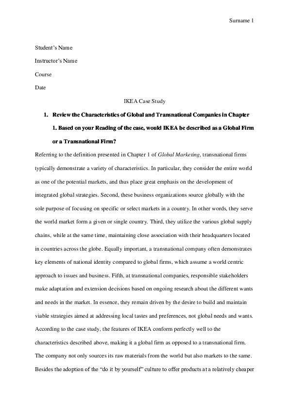 (DOC) IKEA Case Study.docx