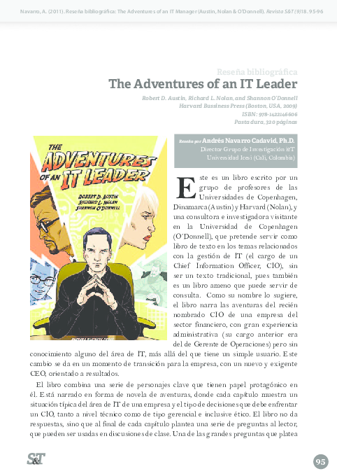 (PDF) The adventures of an IT Leader